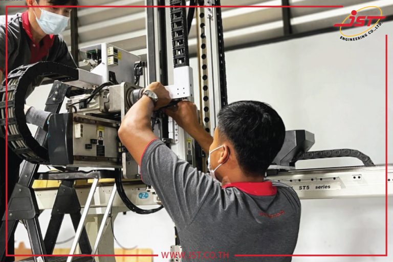 Moving and Wiring Robot - JST Engineering