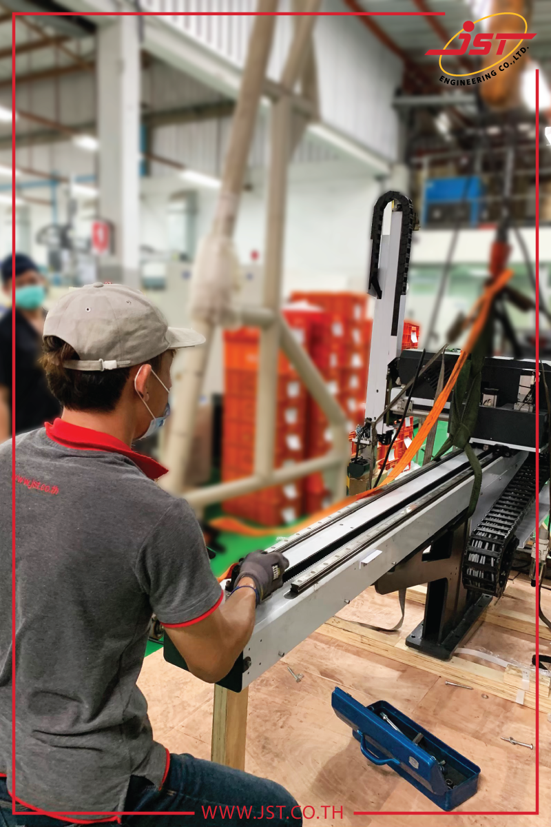 Moving and Wiring Robot - JST Engineering