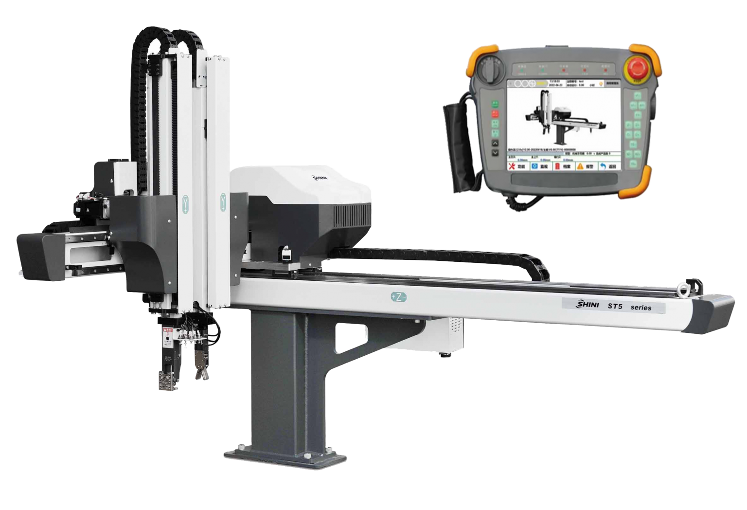 โรบอทจับชิ้นงาน SHINI เซอร์โว 3 และ 5 แกน - JST Engineering